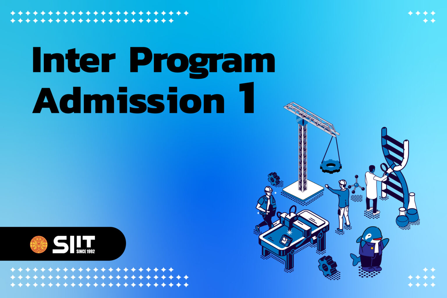 Inter Program - Admission 1 - SIIT, Thammasat University