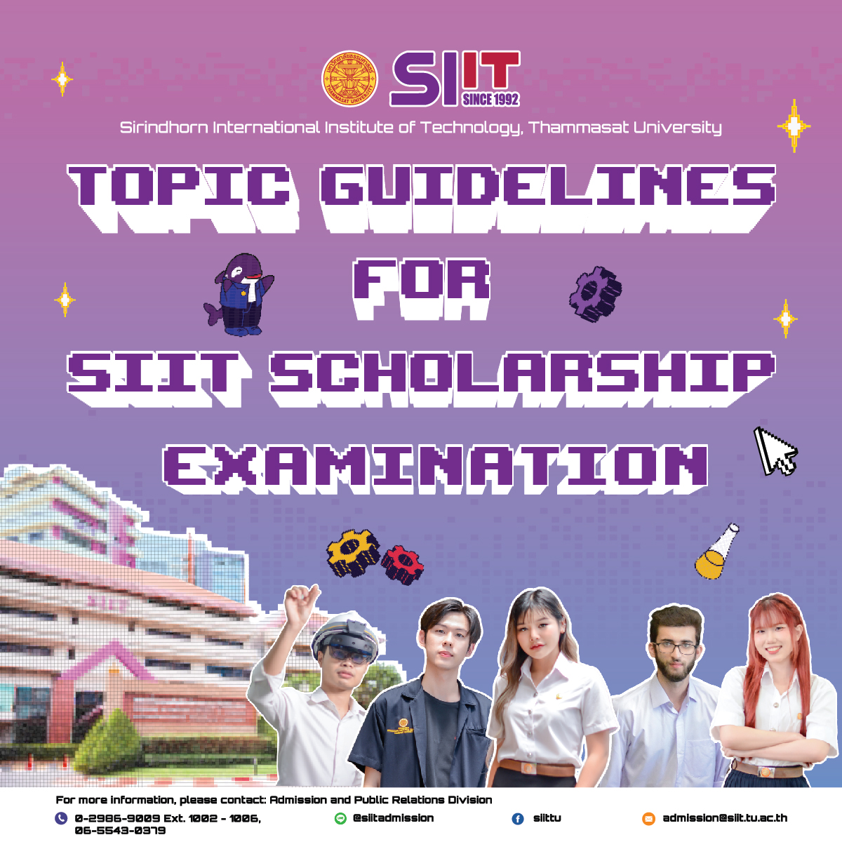 Topic Guidelines for SIIT Scholarship Examination - SIIT, Thammasat ...