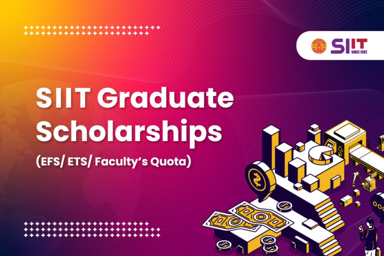 SIIT Graduate Scholarships - SIIT, Thammasat University